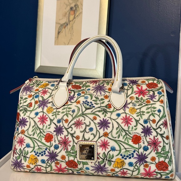 Dooney & Bourke | Bags | Dooney Bourke Floral Botanical Boston Bag ...
